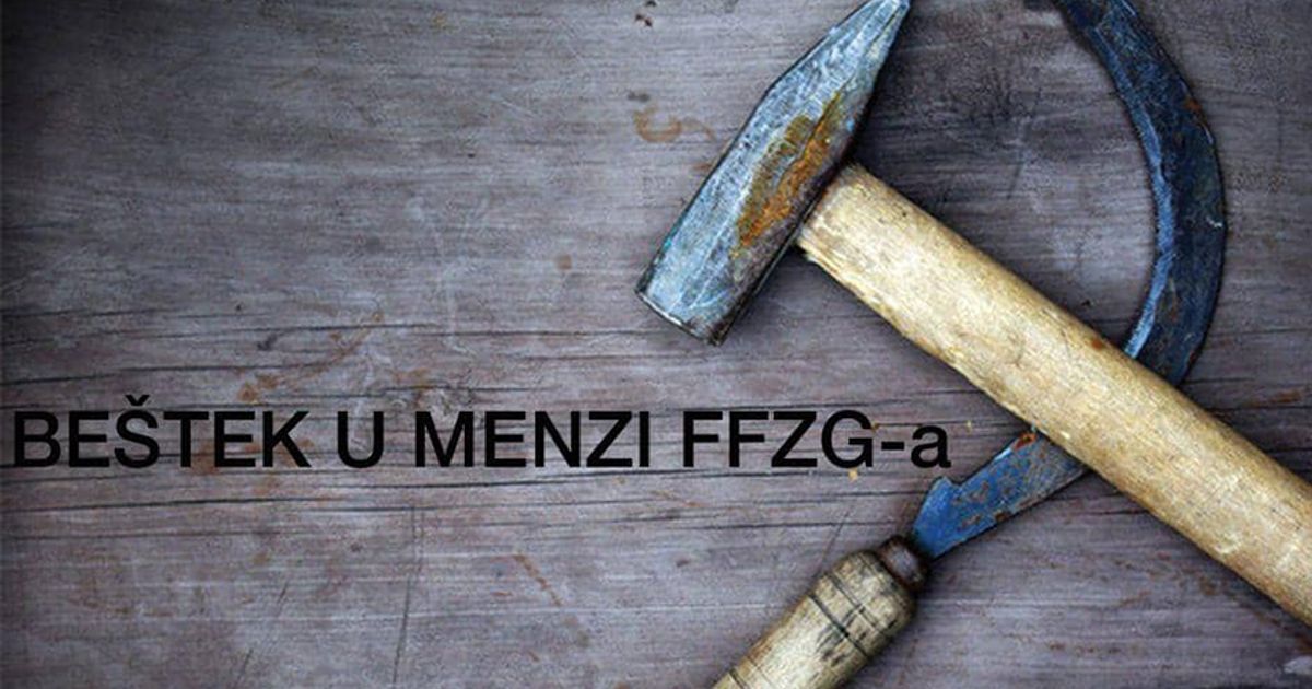 Danas se konačno otvara menza na Filozofskom. Studenti FER-a i FSB-a ...