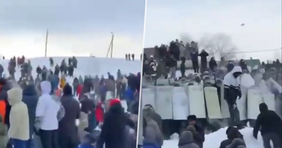 Video. Masovni prosvjedi u ruskoj republici Baškortostan, policija ... Video. Masovni prosvjedi u ruskoj republici Baškortostan, policija ...