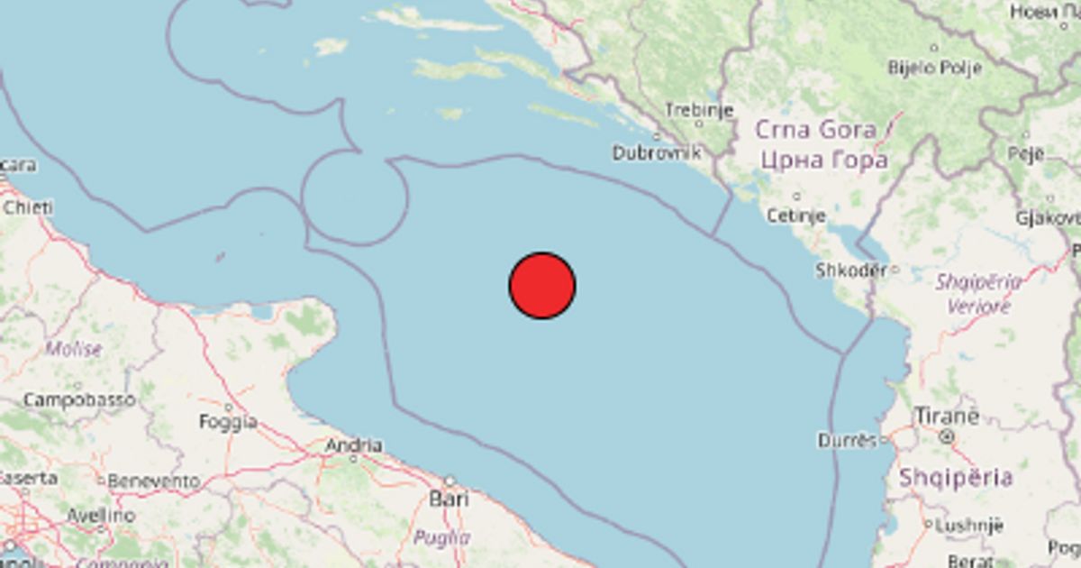 Potres u Jadranu jačine 4,8 po Richteru, osjetio se u više zemalja | Telegram.hr