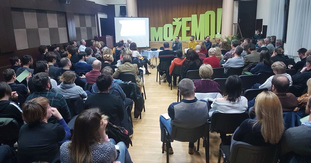 Možemo!, politička platforma koju čine brojni profesori, umjetnici i ...