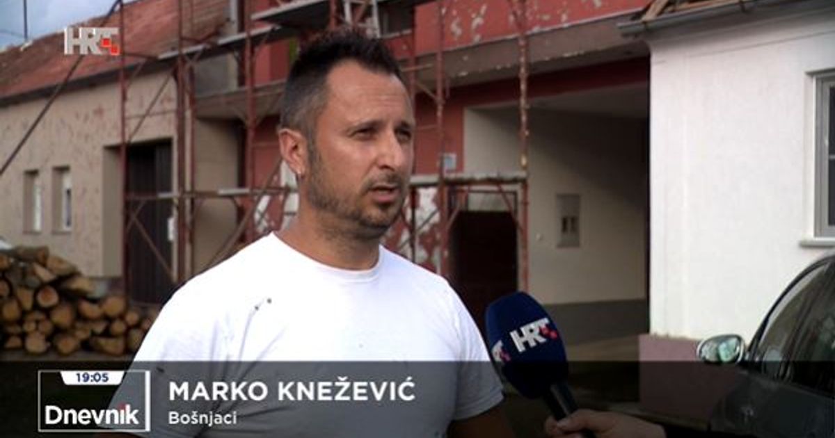 Stanovnik Bošnjaka Marko Knežević o strašnoj oluji | Telegram.hr