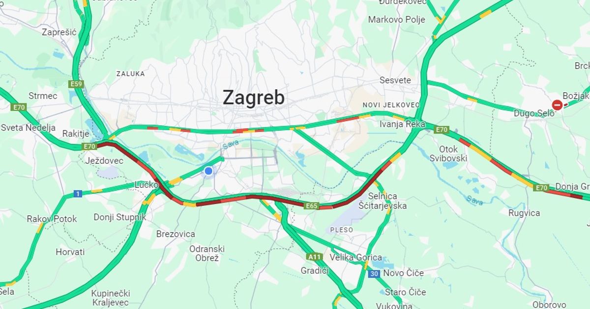 Kolaps na zagrebačkoj obilaznici, gužve su nevjerojatne. Na Bajakovu ogromna višekilometarska ...
