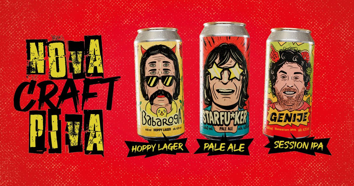 Osvježavajuća craft piva Babaroga, Starfu*ker i Genije od danas su ...
