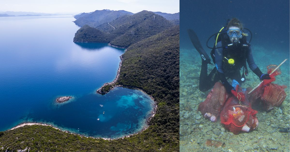 U dva dana iz Jadrana kod Mljeta izvađeno više od tone otpada. Plastika je bila tek druga na ...