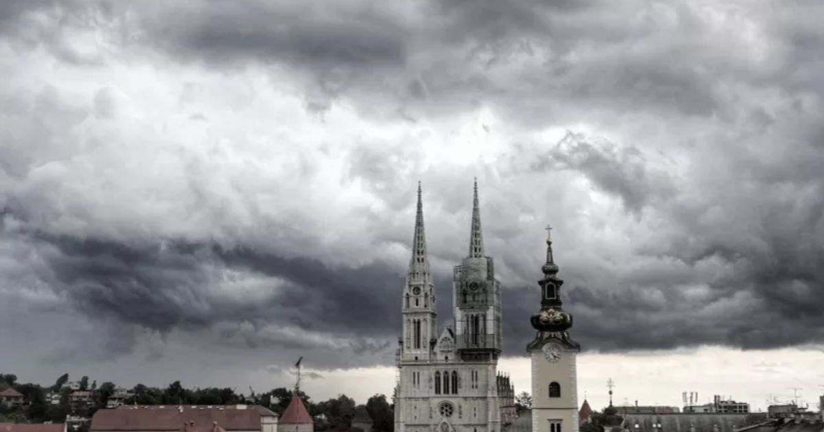 Vrijeme se kvari, kiši nema kraja. Temperatura pada, dolaze olujni ...