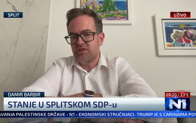Bivši splitski SDP-ovac Damir Barbir: 'Ovo je povijesna sramota stranke ...