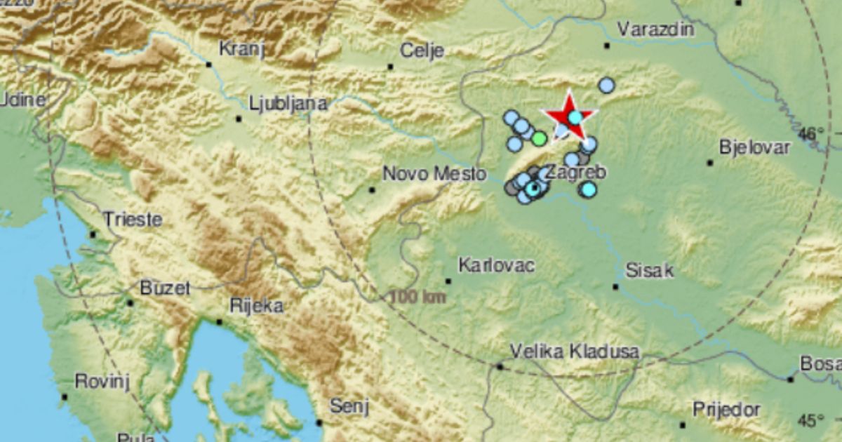 Potres kod Bedekovčine. Osjetio se i u Zagrebu, a bio je magnitude 3,7 stupnjeva po Richteru ...