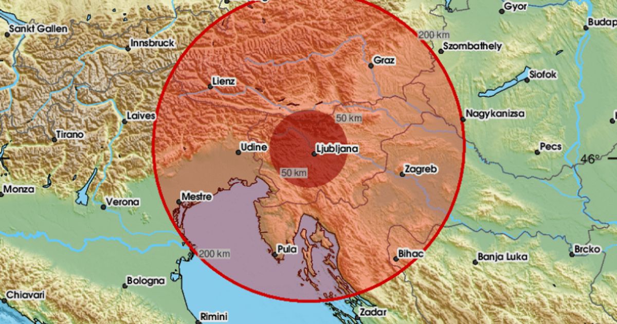Potres u Sloveniji magnitude 3,6 po Richteru | Telegram.hr