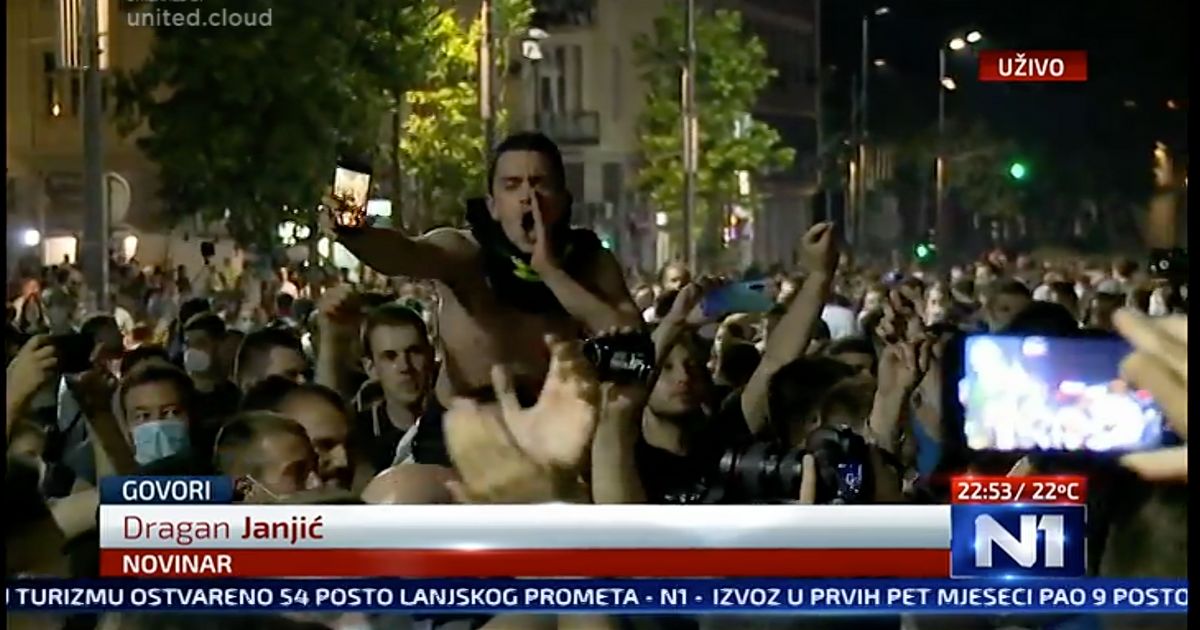 ‘Postalo je jasno, nerede na prosvjedima u Srbiji izazivaju ...