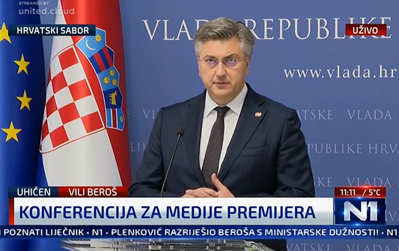 Plenković komentirao uhićenje ministra Vilija Beroša | Telegram.hr