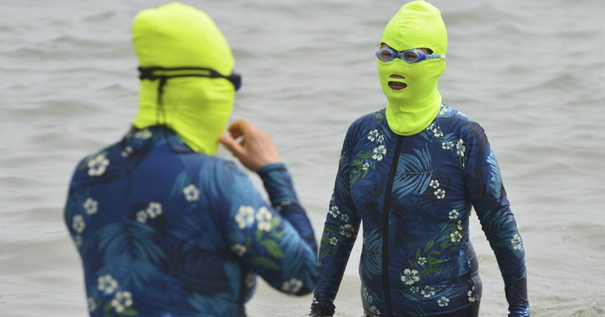 Facekini je nova bizarna metoda zaštite od sunca. Apsolutni je hit u ...