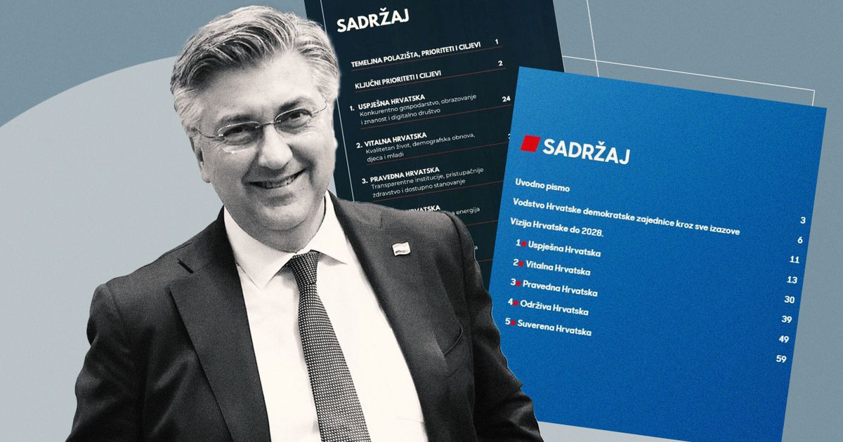 Vladin program je copy/paste HDZ-ova programa | Telegram.hr