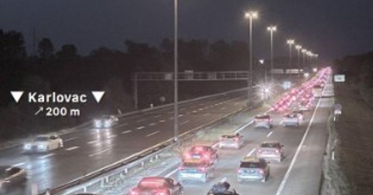 Ovo je kaos u smjeru Zagreba: nekoliko prometnih nesreća na A1, kod Karlovca kilometarska kolona ...