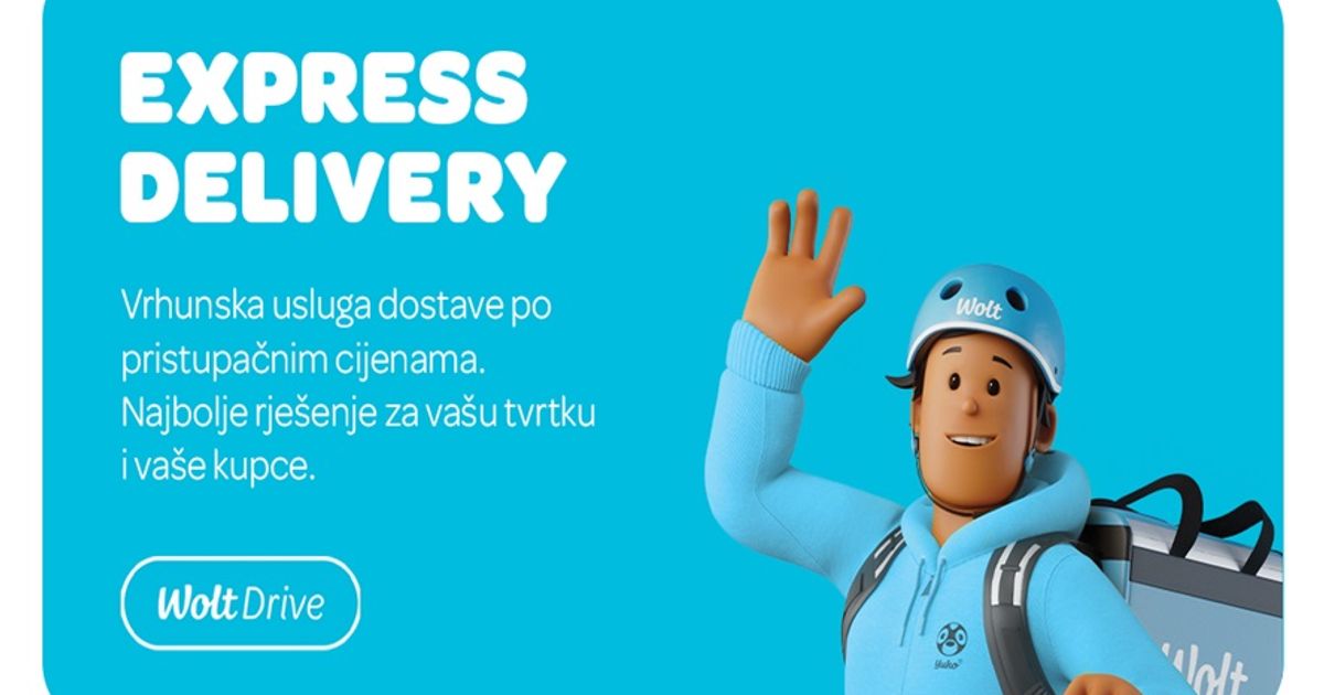 Konzum Express omogućio ekspresnu dostavu za svoje korisnike putem Wolt Drive-a | Telegram.hr