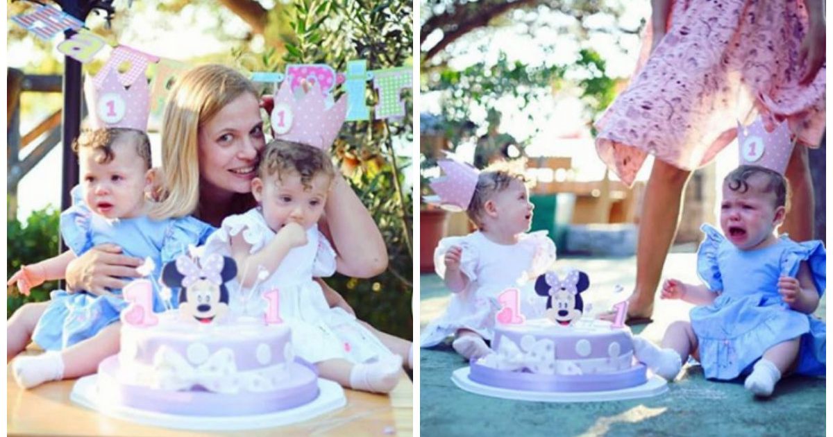 Blizanke Nevene Rendeli proslavile su prvi rođendan, a ona im je ...