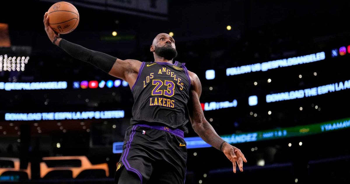 LeBron James briljira i u 42. godini, bio blizu triple-dooublea ...