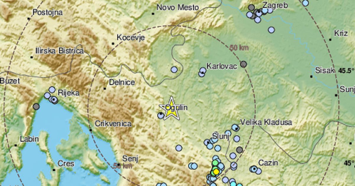 Potres jačine 2.9 po Richteru u Hrvatskoj | Telegram.hr