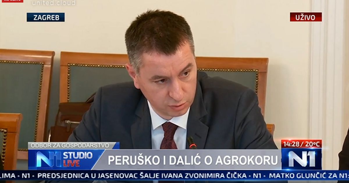 Peruška su pitali zašto Franck, Adris i Agram nisu zadovoljni nagodbom ...