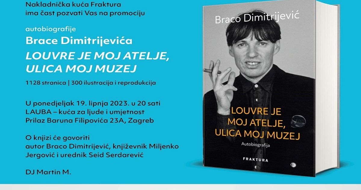 Promocija autobiografije jednoga od najvažnijih suvremenih svjetskih umjetnika | Telegram.hr