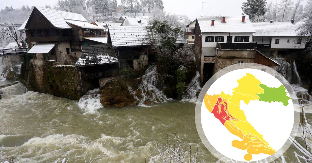 Upaljen crveni meteo alarm: Jaka kiša u većem dijelu zemlje, mogao bi ... Upaljen crveni meteo alarm: Jaka kiša u većem dijelu zemlje, mogao bi ...