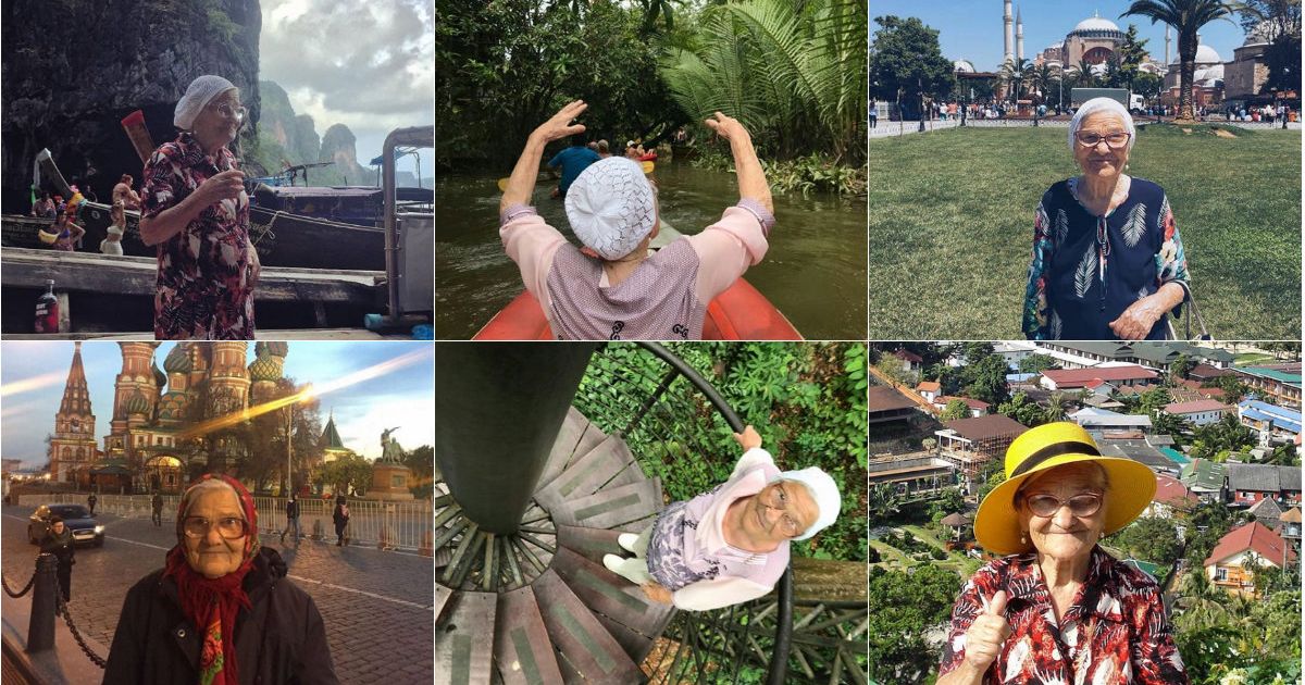 Ova super baka je sa 83 odlučila proputovati svijet. Danas ima 90 i ...