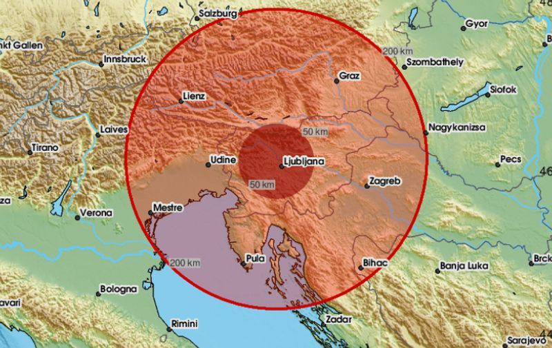 Potres u Sloveniji magnitude 3,6 po Richteru | Telegram.hr