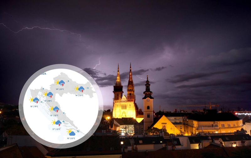 Stižu pljuskovi s grmljavinom, u Slavoniji moguća i tuča | Telegram.hr